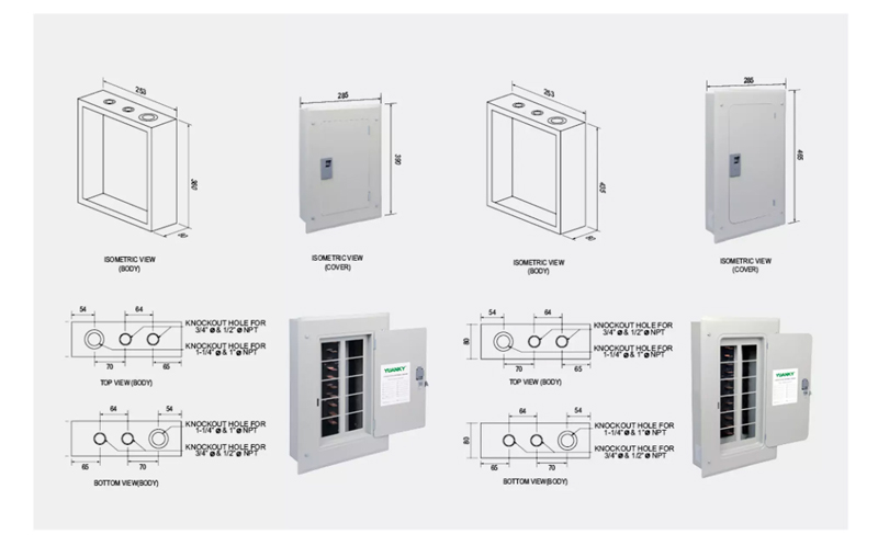 Metal 18 Way Plug-In Mcb Electrical Distribution Box Lock - SONGZE ...