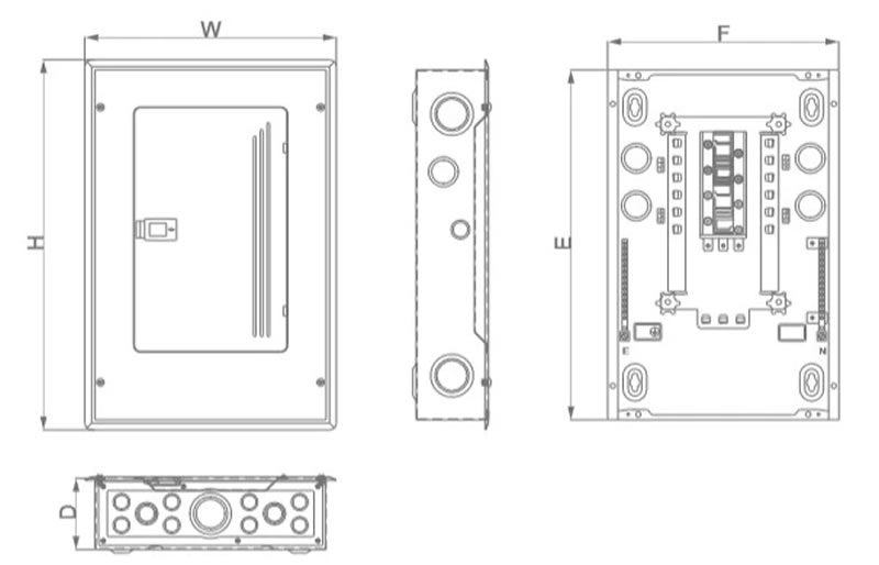 China Professional Waterproof Metal Distribution Box Electricity ...